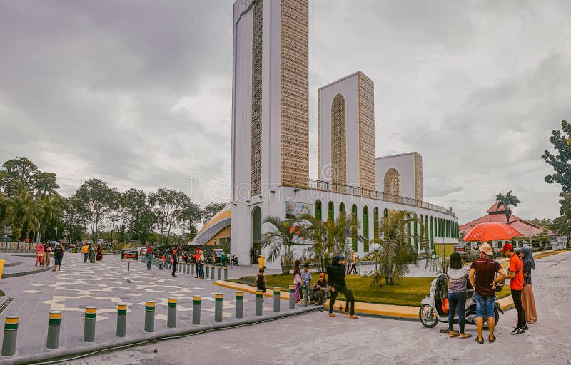 Masjid lubuk pakam editorial image. Image of transport - 213499300