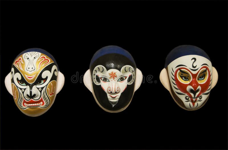Beijing Opera Masks stock image. Image of tradition, china - 14052129