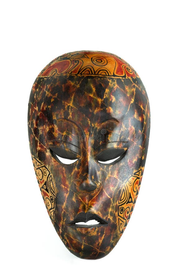 Mask stock image. Image of cultural, carved, morocco, grain - 1679153