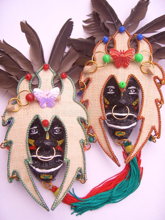 Tribal Mask From The Philippines Stock Image - Image of cultural ...