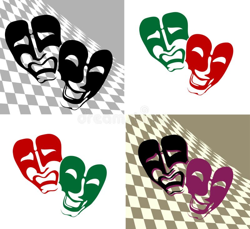 Laughing Mask Stock Illustrations – 2,854 Laughing Mask Stock ...