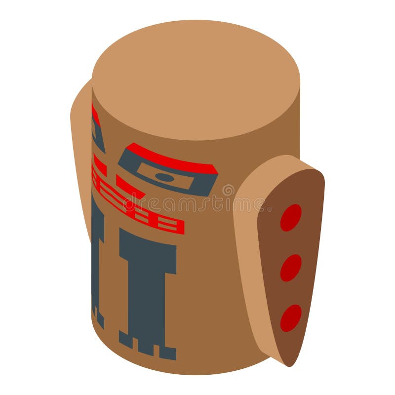 Mask Angry Totem Icon Isometric Vector. Maya Ancient Stock Vector ...