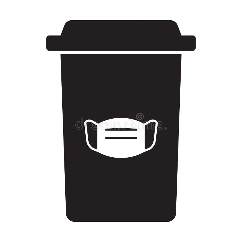 Medical waste bin stock vector. Illustration of disease - 340935854