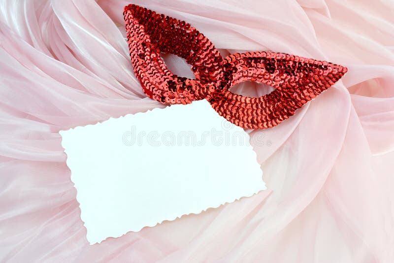 Mask and card stock image. Image of note, blank, decoration - 29647005