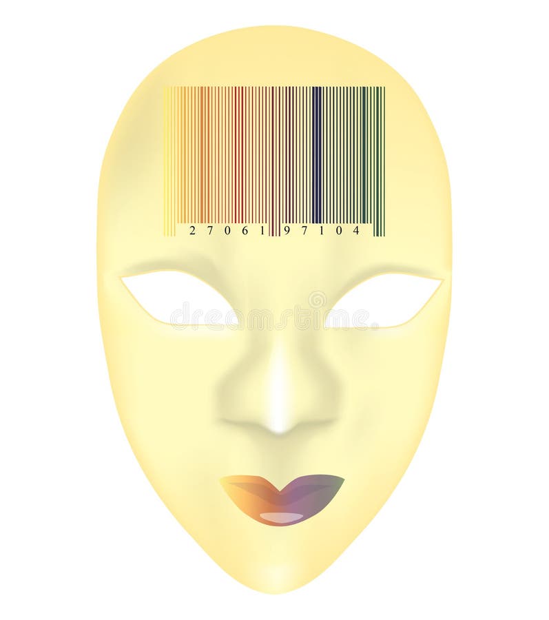 Forehead Barcode Stock Illustrations – 17 Forehead Barcode Stock ...