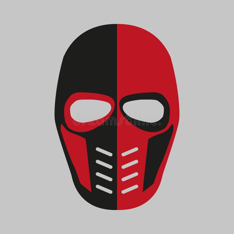 Mask of the Comic Book Supervillain. Vector Illustration Stock Vector ...