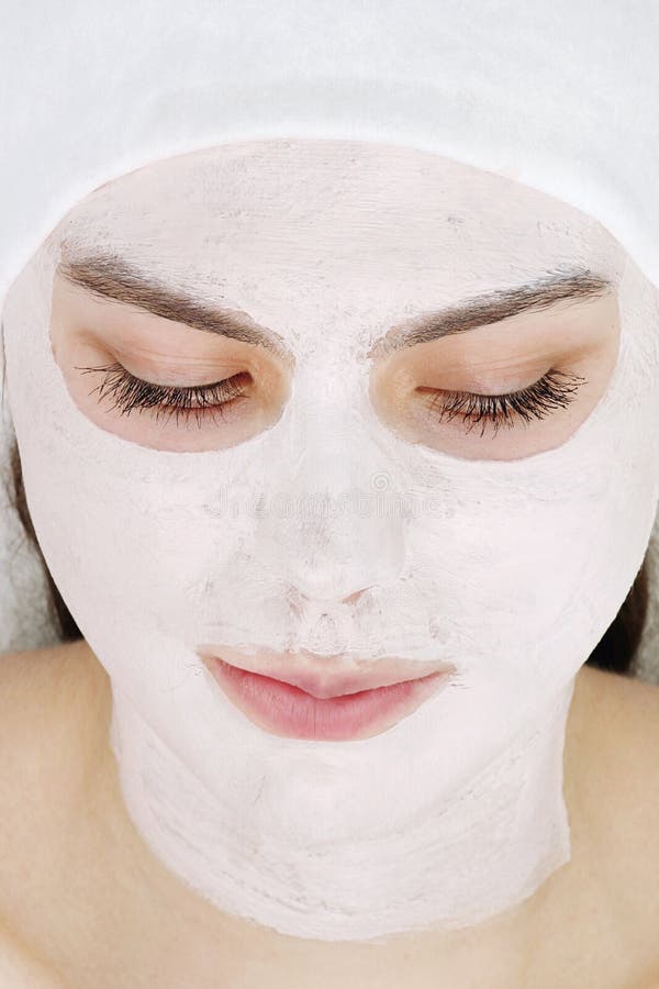 Mask on face stock image. Image of cosmetic, skincare - 15538161