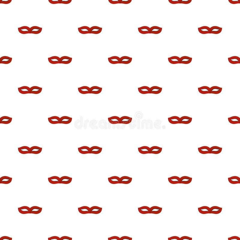 Mask for Face Pattern Seamless Vector Stock Vector - Illustration of ...