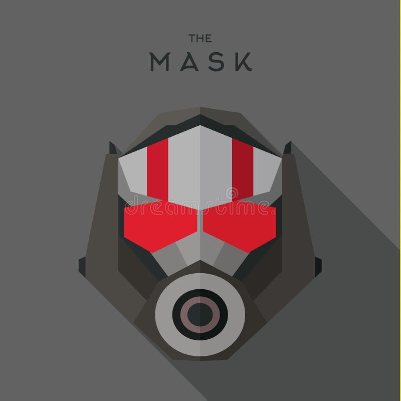 Mask Flat Hero Villain Superhero Style Icon Vector Stock Vector ...