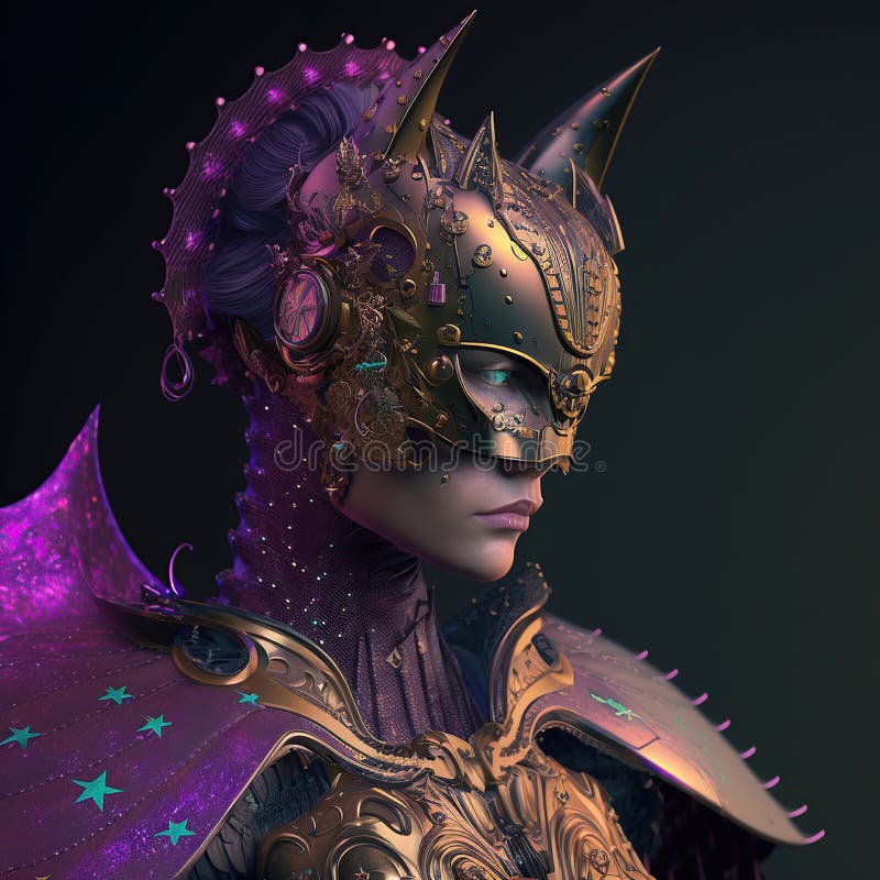 Mask of Gold, the Enigmatic Statue that Hides Its Identity, Generative ...