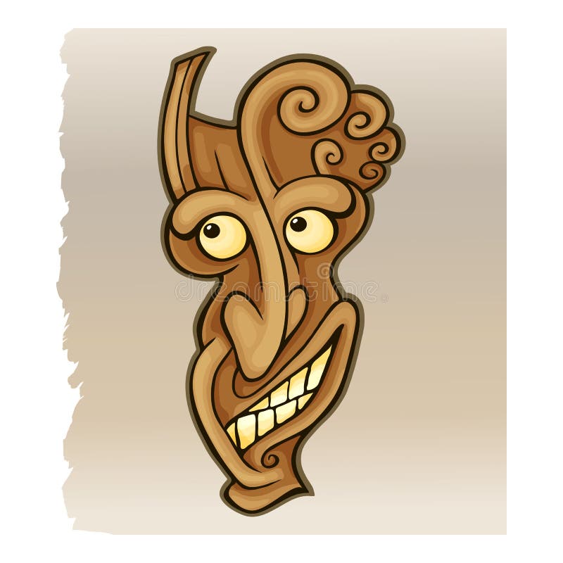 Mask good demon stock vector. Illustration of concept - 73052783