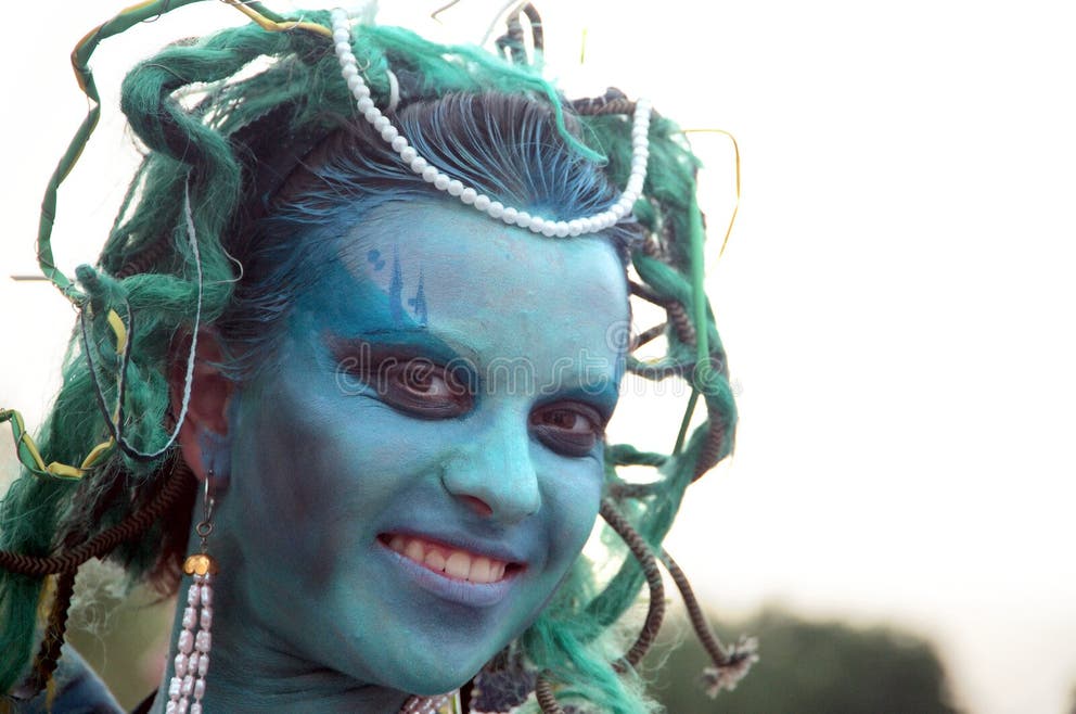 Mask Gorgon head editorial photography. Image of festival - 20478582