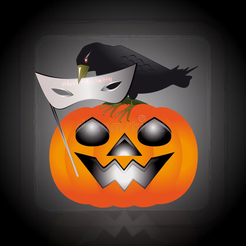 Mask of halloween stock vector. Illustration of halloween - 27018048