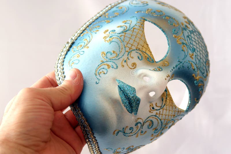 Mask in hand stock image. Image of hand, celebration - 15211167