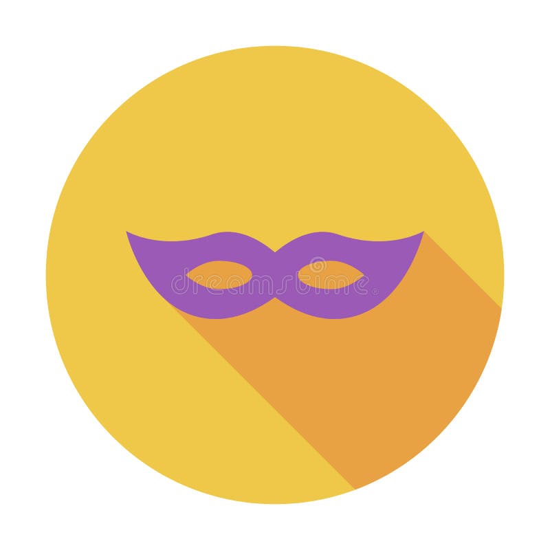 Mask icon stock vector. Illustration of handle, holiday - 98736893