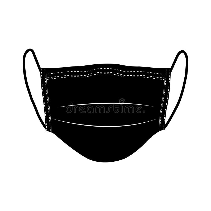 Mask icon stock vector. Illustration of surgical, prevention - 286596210