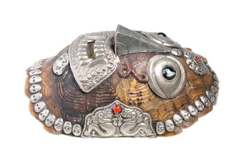 Mask Made of Tortoise Turtle Carapace Stock Image - Image of trade ...