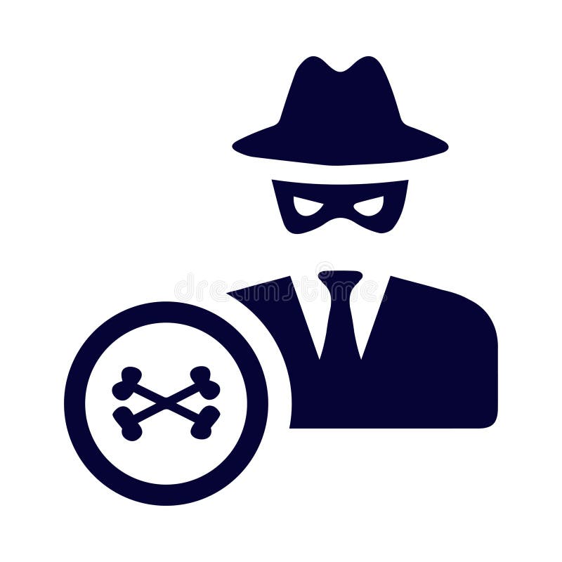 Mask, Man, Head, Computer, Software, Hacker, Computer Hacker Icon Stock ...