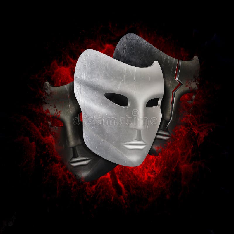 Mask stock illustration. Illustration of halloween, adult - 32734213