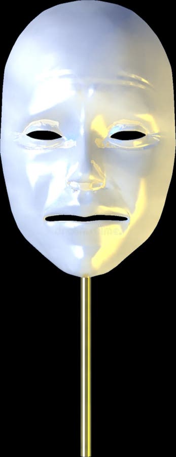 Mask of Misery stock illustration. Illustration of miserable - 4170762