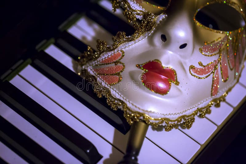 Mask and Music stock photo. Image of masquerade, accessory - 90179124