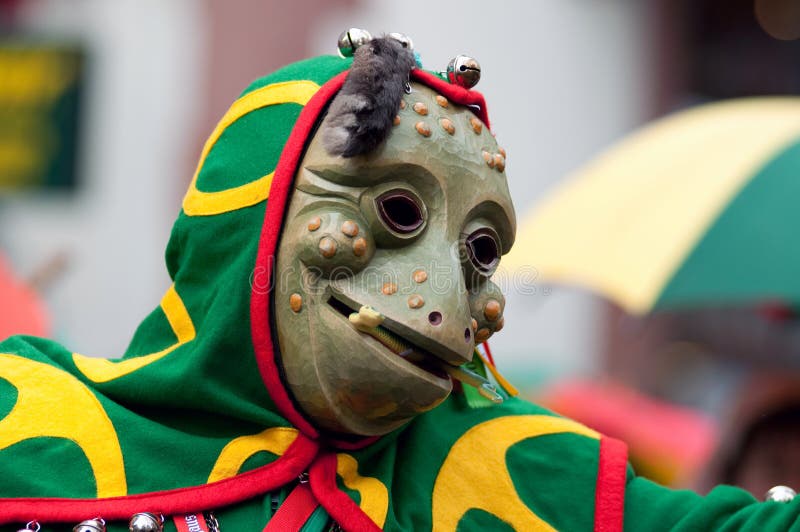 Mask Parade in Freiburg, Germany Editorial Stock Photo - Image of ...