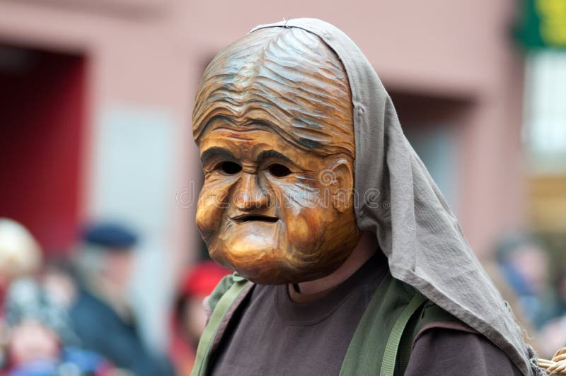 Mask Parade in Freiburg, Germany Editorial Photography - Image of ...