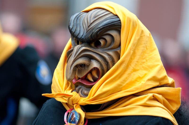 Mask Parade in Freiburg, Germany Editorial Image - Image of parade ...