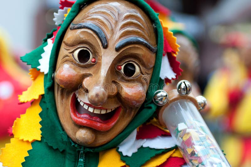 Mask Parade in Freiburg, Germany Editorial Photography - Image of ...