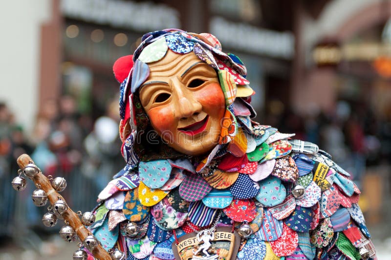 Mask Parade Fasnacht in Rastatt, Germany Editorial Photography - Image ...