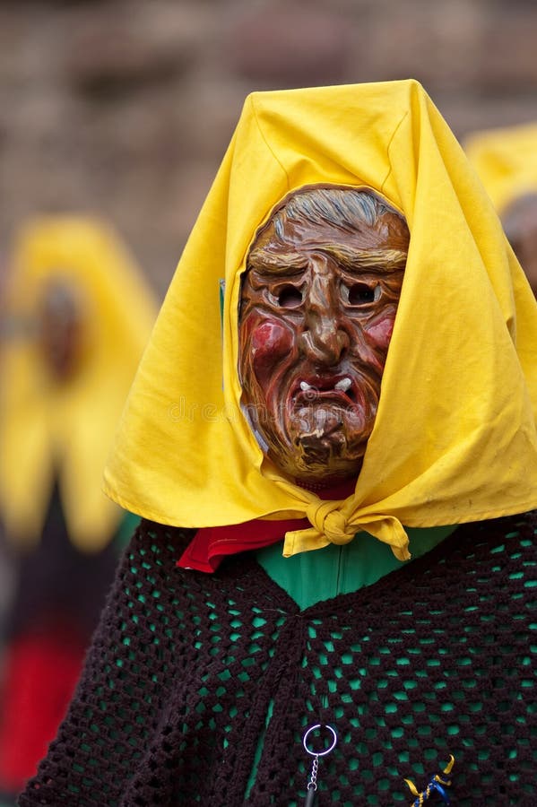 Mask Parade in Freiburg, Germany Editorial Photography - Image of dress ...
