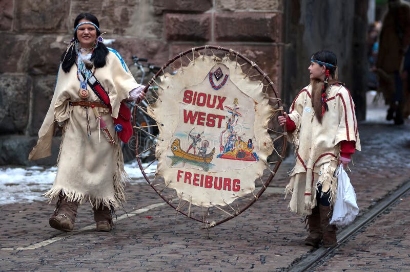 Mask Parade in Freiburg, Germany Editorial Image - Image of dress ...