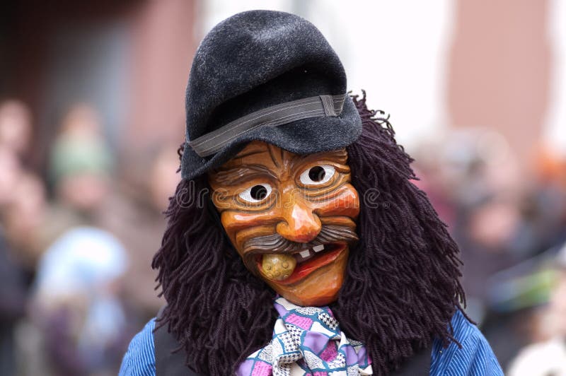 German carnival (fasnacht) editorial stock photo. Image of animus ...