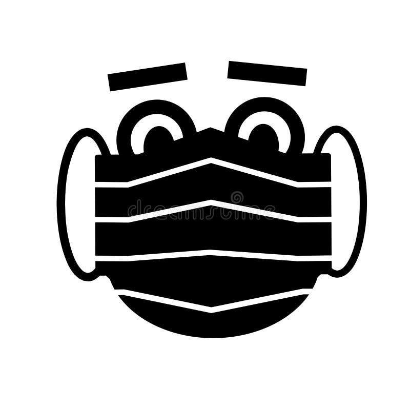 Mask Protection Efficiency, Face Mask Medical Stock Vector ...