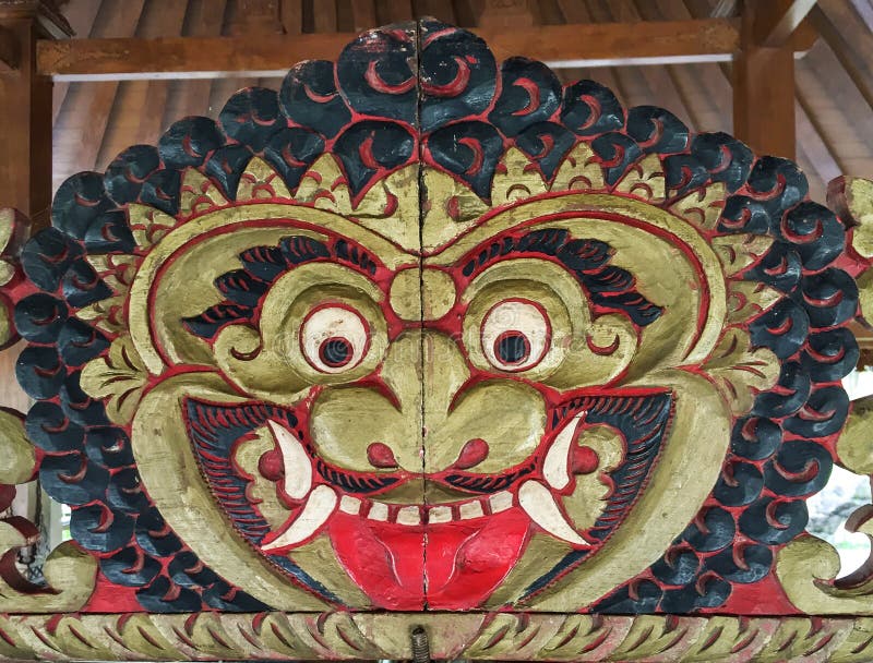 The Mask at the Temple in Bali, Indonesia Editorial Photography - Image ...