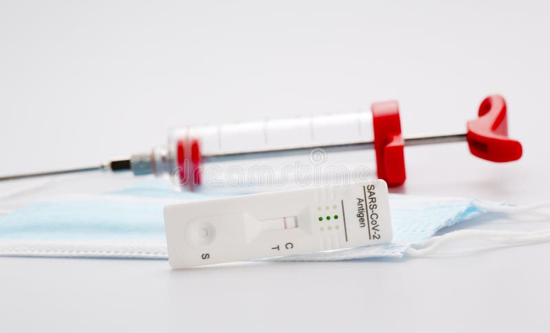 Mask, test and vaccine stock photo. Image of isolated - 238474148