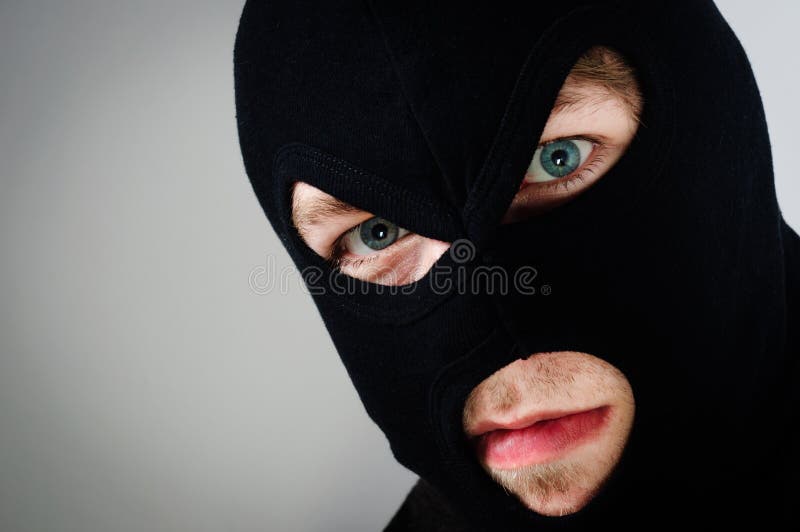 Mask of a thief stock photo. Image of criminal, male - 23621784