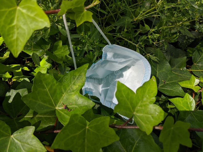 Mask thrown in public park stock image. Image of dirty - 182272731