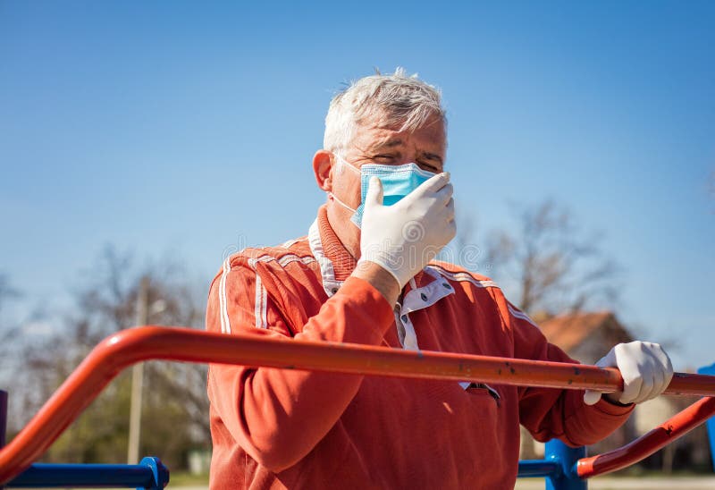 The Mask Will Keep Me from the Virus Stock Image - Image of mask ...