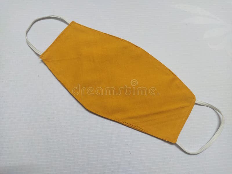 Mask of Yellow Pig on Blue Background. Stock Photo - Image of pigs ...