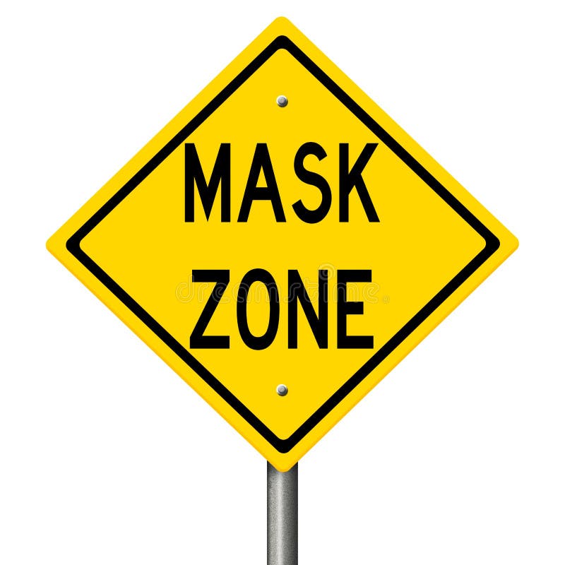 Yellow Highway Warning Sign Stock Illustration - Illustration of ...