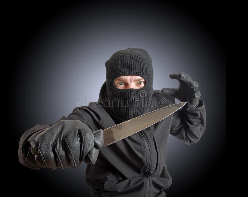 Masked criminal stock photo. Image of thief, vandalism - 23607418