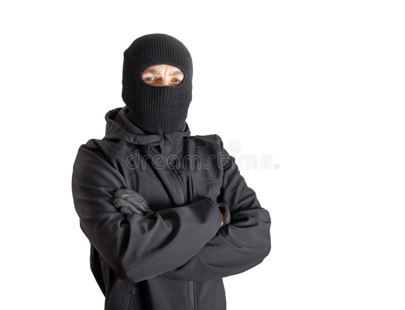 Masked criminal stock photo. Image of masked, mask, black - 23607426