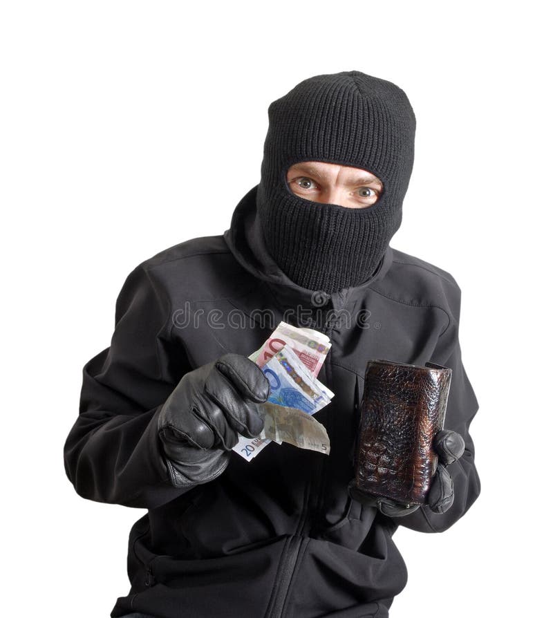 Masked Criminal Holding a Knife Stock Photo - Image of black, disguise ...