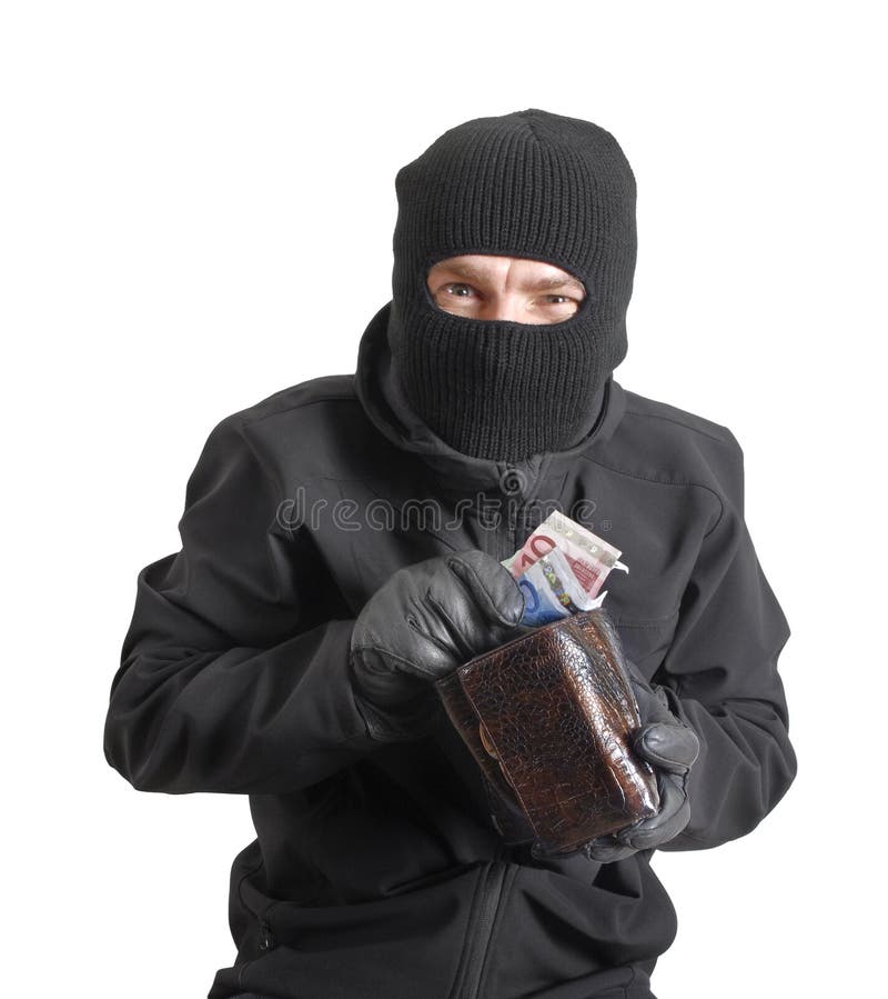 Masked Criminal Holding a Knife Stock Photo - Image of black, disguise ...
