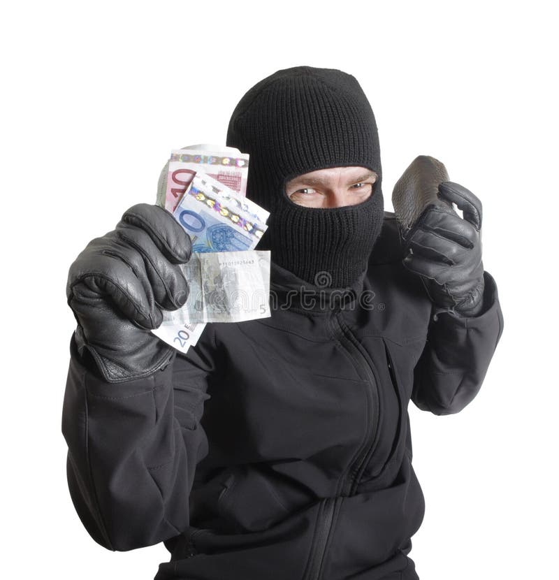 Masked Criminal Holding a Knife Stock Photo - Image of black, disguise ...