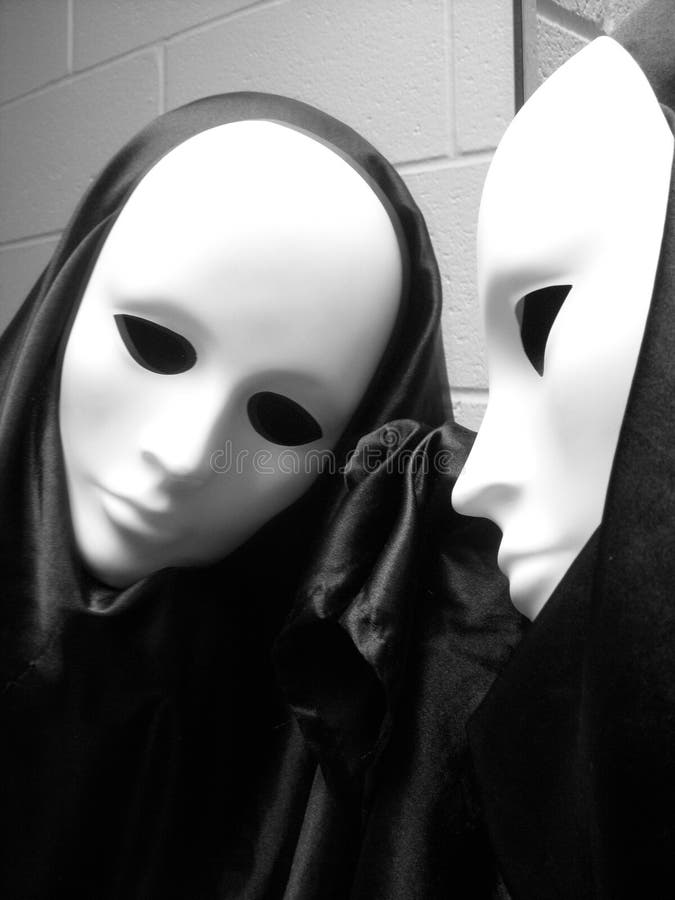 Masked Image 11 stock photo. Image of mirror, black, reflection - 5554870