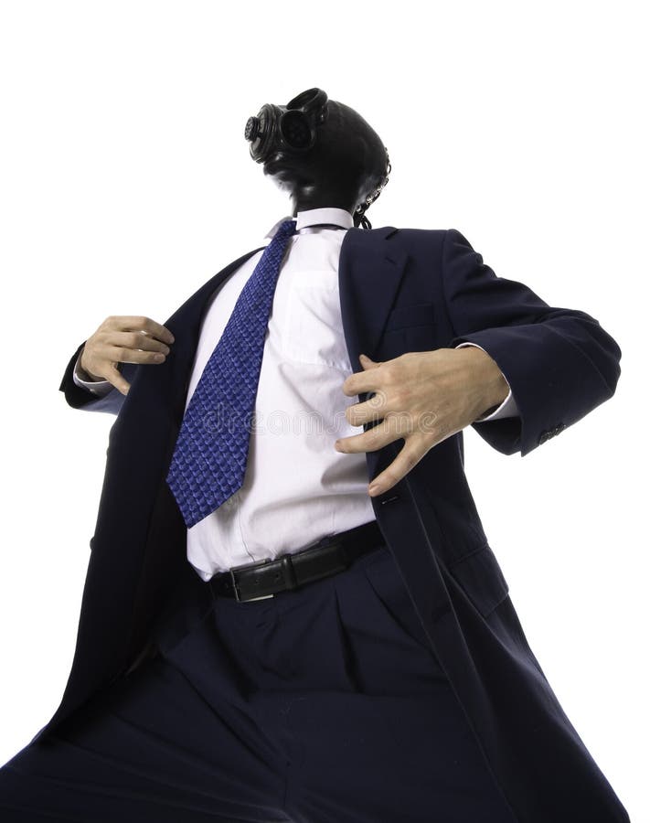 Masked man stock photo. Image of industry, suit, black - 1987398