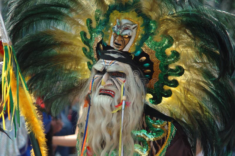 Masked man at carnival stock image. Image of culture, religion - 2164145
