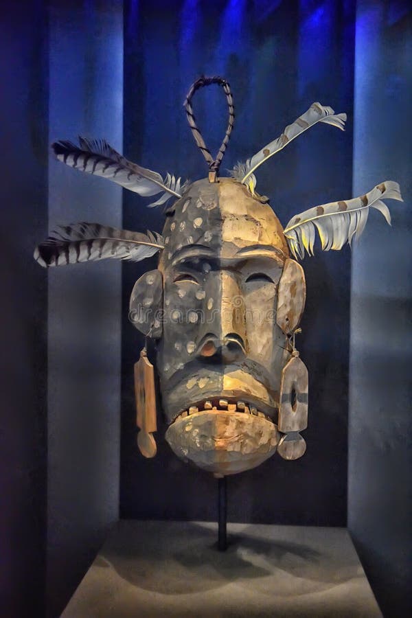 Maskering I Museet Av Indianer, Redaktionell Foto - Bild av amerikansk ...